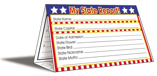 Buy My State Report! Classroom Desk Cards Book Online at Low Prices in ...