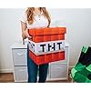 Amazon.com - MINECRAFT TNT Block 13-Inch Storage Bin Chest With Lid ...