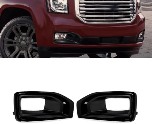 Amazon.com: MIC 1 Pair Fog Light Bezels Cover Compatible with Yukon ...
