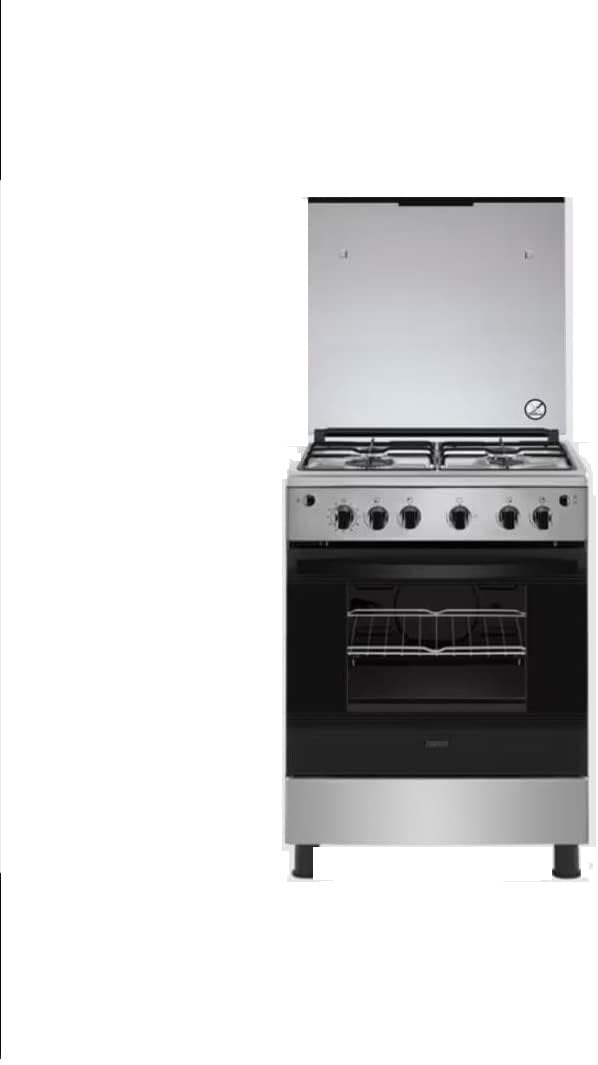 Zanussi - Stainless Steel Gas Cooker - 4 Burners - 60cm - Silver ...
