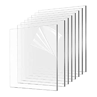 Anistuff clear acrylic glass sheet transparent 3mm Qty 1 panel for DIY ...