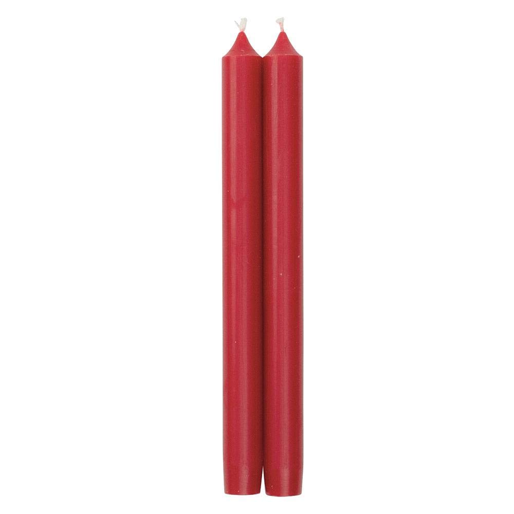 Amazon.com: Caspari Straight Taper 12 Inch Candles in Red, 2 Count ...