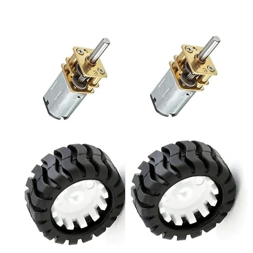 SP Electron DC 3.7V-6V 100 Rpm N20 Micro Metal Gear motor with 43mm ...