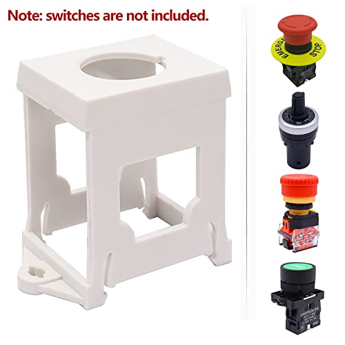 Snapklik.com : Mxuteuk 4PCS 22mm Push Button Switch DIN Rail Mounting ...
