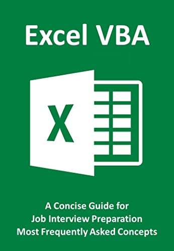 Excel VBA: A Concise Guide for Job Interview Preparation eBook : AI, GPT4: Amazon.in: Kindle Store