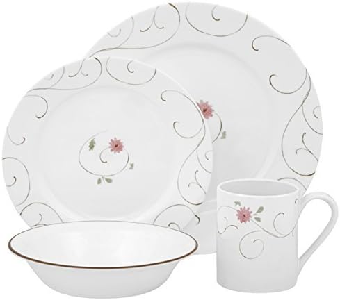 Corelle Enchanted 16pc Dinner Set : Amazon.co.uk: Home & Kitchen