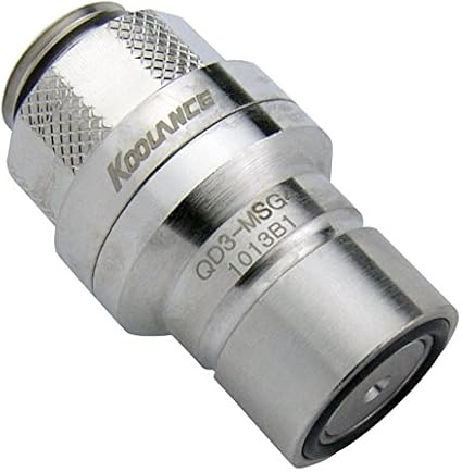 Amazon.co.jp: Koolance QD3-MSG4 QD3 オス クイックディスコネクト こぼれないカップリング オスねじG 1/ ...