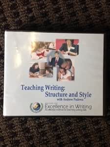 Amazon.com: Teaching Writing: Structure and Style Seminar and Workbook ...