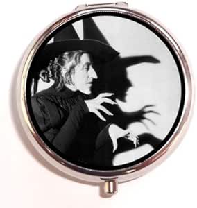 Amazon.com: Scary Witch Shadow Halloween Spooky Pill Box Pillbox ...