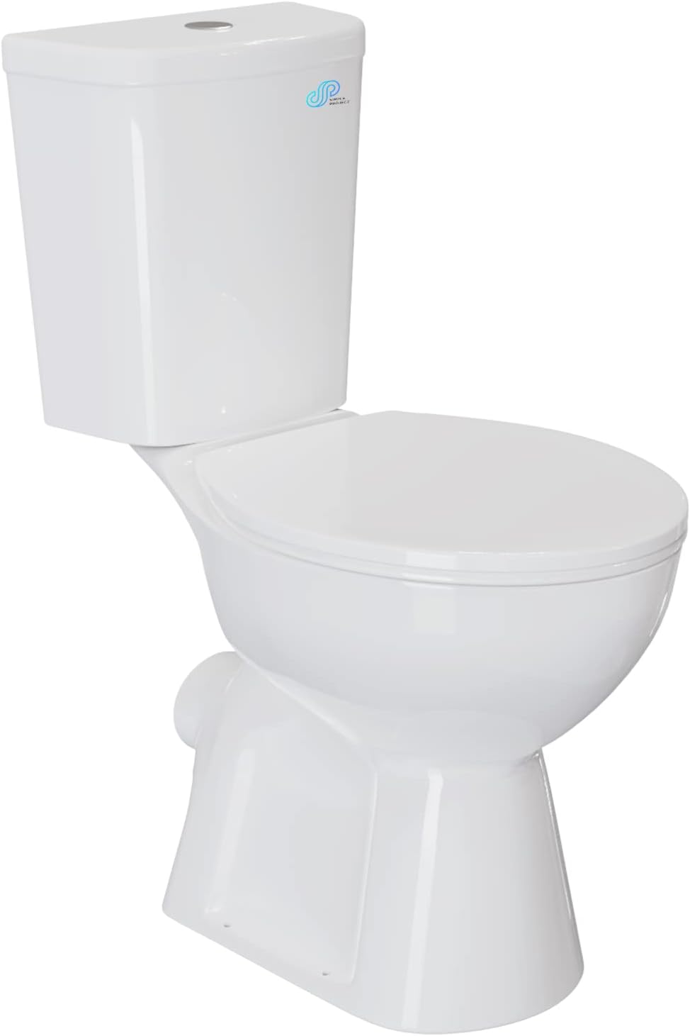 Lift Assure American Elongated Rear Outlet P-Trap 2 Piece Toilet Kit ...
