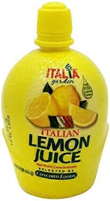 Amazon.com : Italia Garden Italian Lemon Juice with Pure Lemon Essence ...