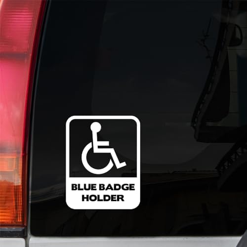 Fear7FX Disabled Disability Blue Badge Holder Wheelchair Car Window ...
