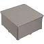 Thomas & Betts E989NNJ PVC Molded Screw Cover Junction Box 4 Inch x 4 ...