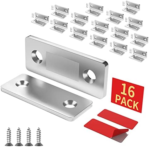 ToniTrui Cabinet Door Magnetic Catch, 16 Pack 0.08in Cabinet Door ...