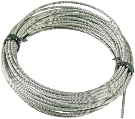 Sparesdeal Stainless Steel Wire Rope Cable for Hoisting (1MM Diameter ...