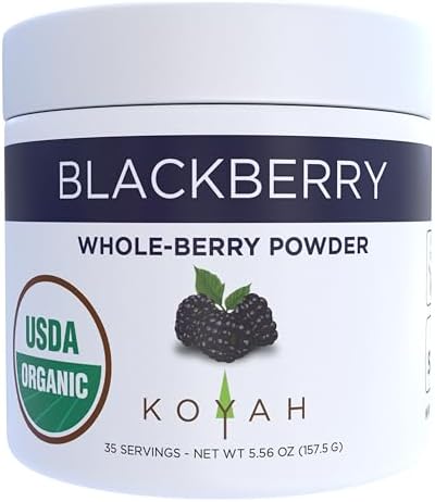 Amazon.com: KOYAH - Organic Blackberry Powder: 35 Servings (1 scoop = 1 ...