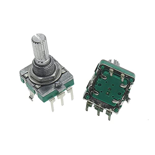 100PCS 360 Degree Rotary Encoder Switch EC16 Encoder Audio Coding 5Pin ...