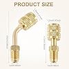 Amazon.com: 2pcs R410a Adapter for Mini Split System, Straight and 45 ...