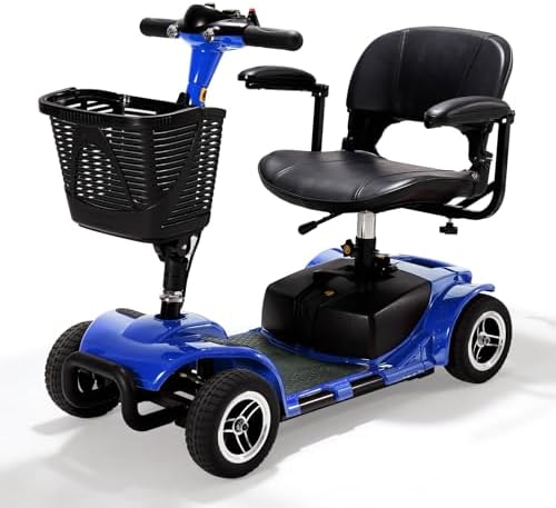Amazon.com: 15-45 Miles Ecomobi MS02 4 Wheels Mobility Scooter for ...