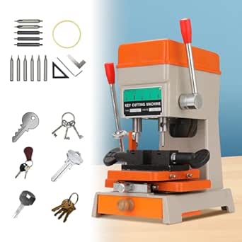 Amazon.com: JNMDLAKO Key Maker Machine Locksmith Tools Automatic Vertical Key Cutting Machine ...