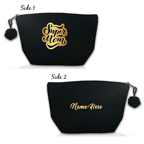 Personalised Customized Super Mom Travel Pouch Toiletry Travel Bags ...