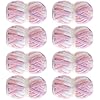 Amazon.com: MABOZOO Tie Dye Chunky Yarn for Crocheting 8 Pack,Pink ...