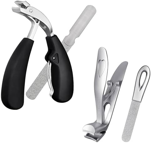 Amazon.com: SG Nekoo Angled Toenail Clippers for Thick or Ingrown Toe ...