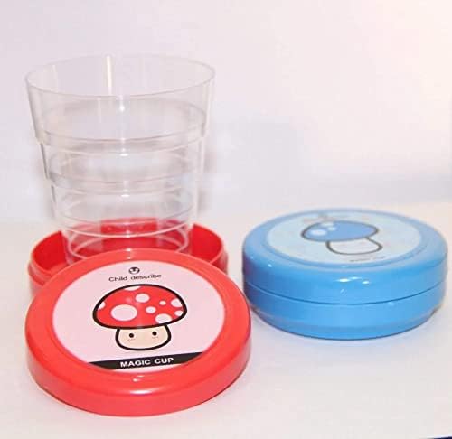 Buy ServEzee Magic Cup for Kids – Set of 2 Glass Magic Cup Folding Cup ...