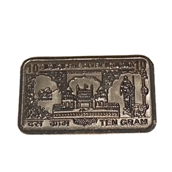 10gm Fine Silver Bar 999 100 Gm Price 1 10 In India Gram Biscuit 20 ...