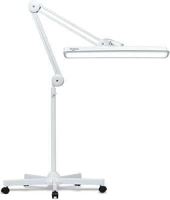 bemelux LED Desk Lamp with Clamp and Floor Stand, 2000 Lumens, 24W ...