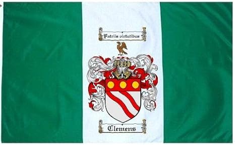 Amazon.com : Clemens Family Crest / Coat of Arms Flag. Large 3 ft. x 5 ...