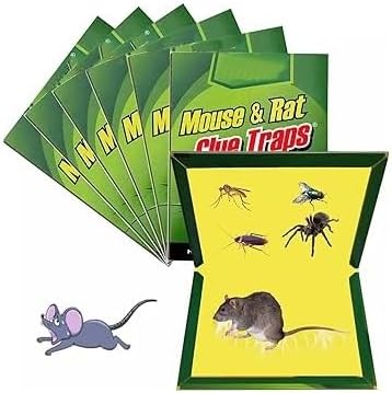 Mouse Trap Strong Adhesive Sticky Glue Board Powerful Non-Toxic Easy To ...