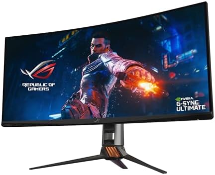 ASUS PG35VQ Monitor, 35-Inch Screen, LED-Lit, 3440x1440, 21: 9, 3 USB ...