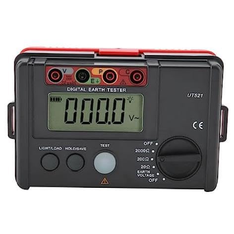 UT521 Earth Ground Tester | Insulation Resistance Meter Digital ...