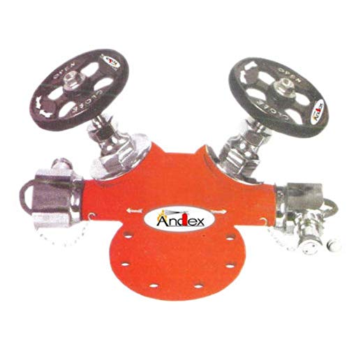 Andex Stainless Steel 63mm Fire Hydrant Valve (Red, 5 Pcs) : Amazon.in ...