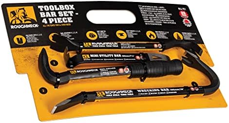 Roughneck ROU64951 Toolbox Bar 4 Piece Set Including: Wrecking Bar ...