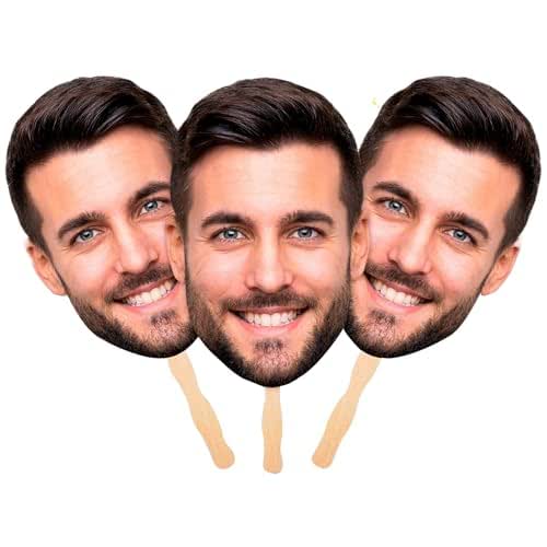 Amazon.com: Jasilon Big Head Cutout,Fat Heads on Stick Custom Photo ...