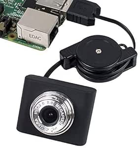SunFounder Raspberry Pi Free Driver USB 2.0 Camera 300k Pixels Lens 1/4 ...