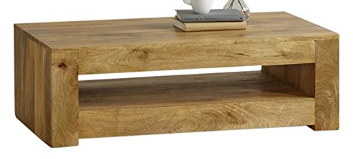 Tezerac Lyon Coffee Table (Natural Finish, Beige) : Amazon.in: Home ...