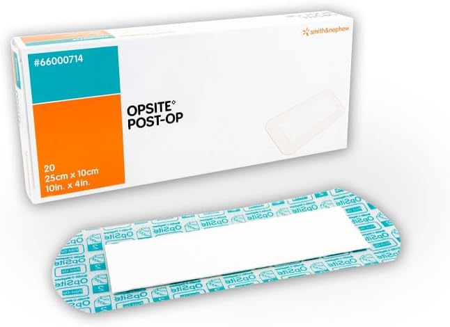 Opsite Post-Operative Waterproof Dressing, 25 x 10 cm, box of 20 ...