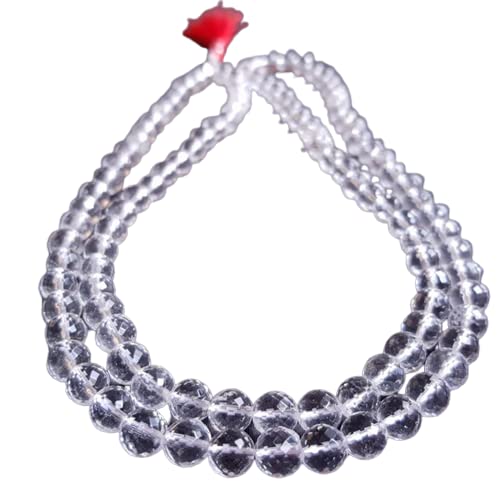 ADI Jewels Sphatik Jaap Mala Superb Natural Earthmine Transparent 108 ...