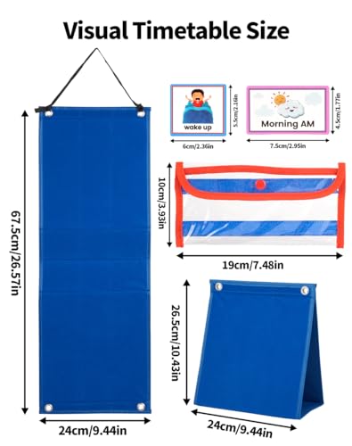 Visual Timetable for Autistic Children Daily Routine Chart Now and Next ...
