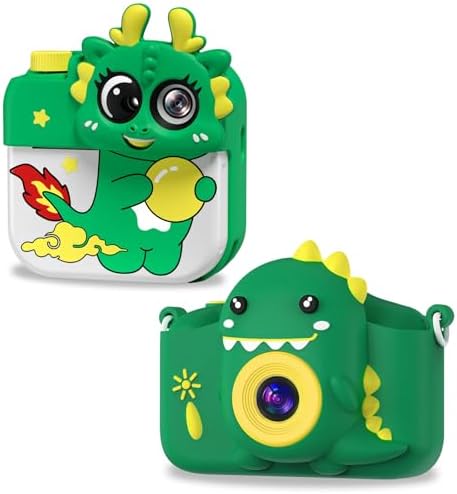 Amazon.com: Kids Camera Dinosaurs Kids Instant Camera for 3-8 Years Old ...