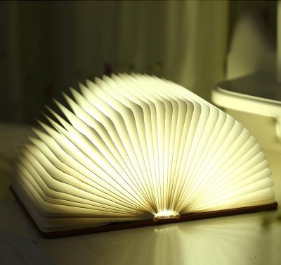 New Akira 145 * 110 * 25 (mm) Foldable Pages Led Book Shape Night Light ...