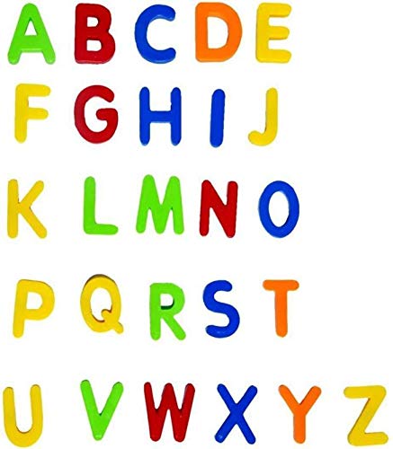 ABCD Magnetic Capital Letters (Multicolor) : Amazon.in: Toys & Games