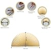 Amazon.com: Jlong Arch Window Shade Half Circle Window Shade Paper Blinds for Windows Cordless ...
