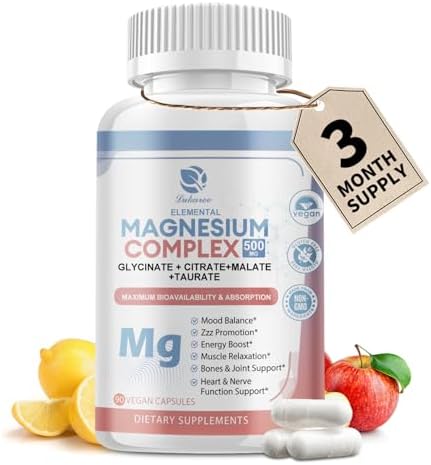 Amazon.com: Triple Magnesium Complex Supplement 500mg: Magnesium ...