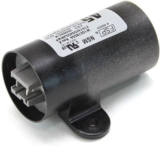 Amazon.com: Whirlpool W11428524 OEM Top Load Washer Run Capacitor Part ...