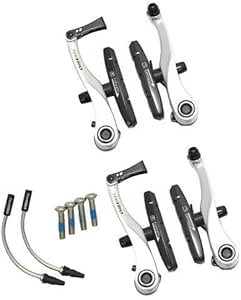 Amazon | TEKTRO RX6 ロードバイク ミニ V ブレーキ ロード サイクロクロス ブレーキセット フロントとリア シルバー ...