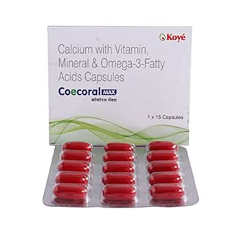 Coecoral Max Softgel - Strip of 15 Capsules : Amazon.in: Health ...
